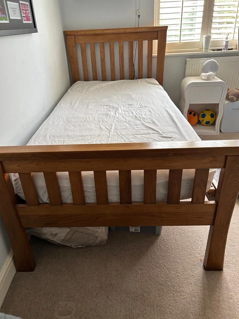 SOLID WOOD SINGLE Bed Frame Sturdy Easy Assembly £12.93 - PicClick UK