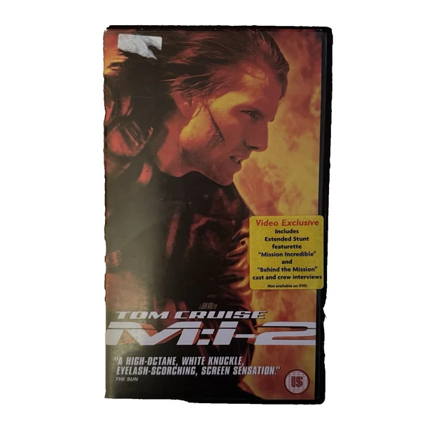 MISSION IMPOSSIBLE 2 MI2 VHS Video Tape Tom Cruise 00s Classic £3.27 ...