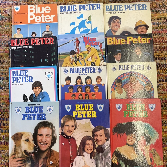 1960S 1970S 1980S Bundle Blue Peter Annuals Books Vintage BBC £24.00 ...