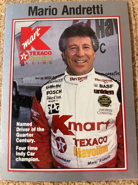 MARIO ANDRETTI 1993 Kmart Texaco Card Free Shipping EUR 3,88 - PicClick FR