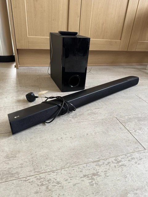 LG SOUND BAR, black with subwoofer £83.88 - PicClick UK