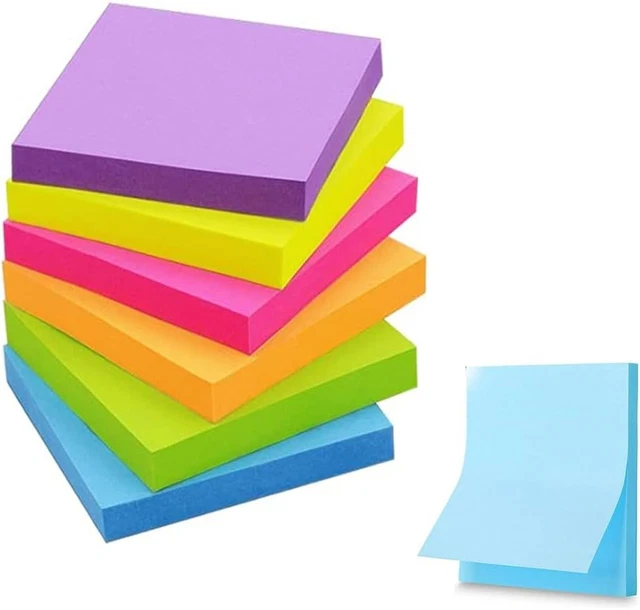 POST IT NOTES Pop-up, Sticky Notes, 3x3 Inches, 12 Pads, Bright Colors ...