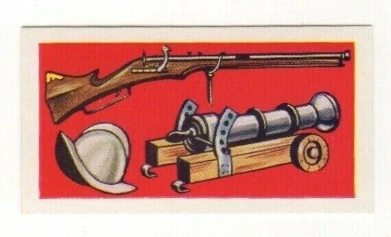 MILITARY WEAPONS CARD. Arquebus and Tudor Arms EUR 2,87 - PicClick FR