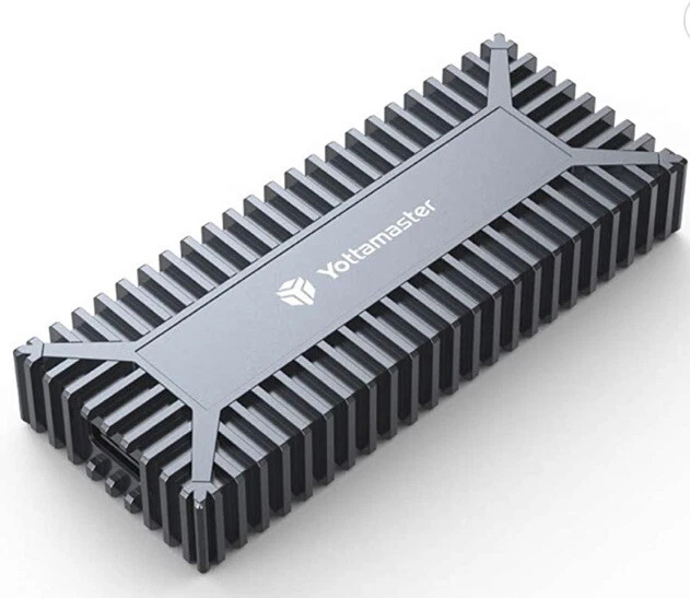 YOTTAMASTER M.2 NVME and SATA Portable SSD Enclosure, 128GB USB3.1 Gen2 ...