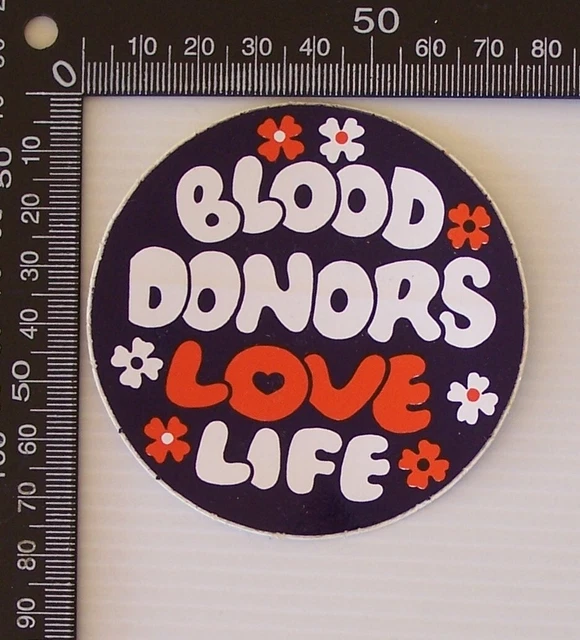 VINTAGE AUSTRALIAN RED Cross Blood Donors Save Lives Promo Advertising ...