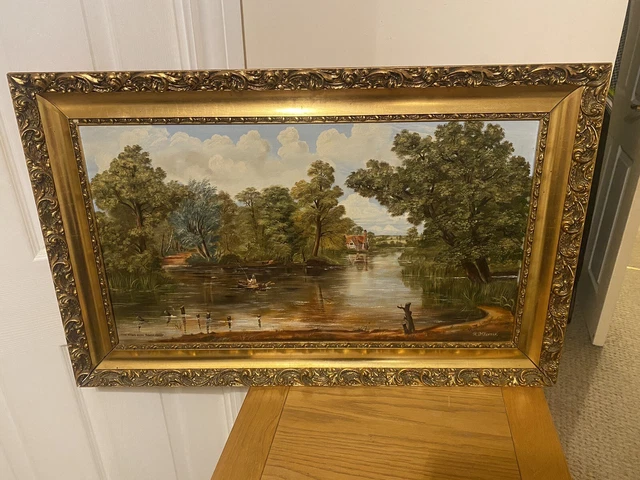 LANDSCAPE ORIGINAL OIL Painting by Ron Beaton Signed $277.35 - PicClick CA