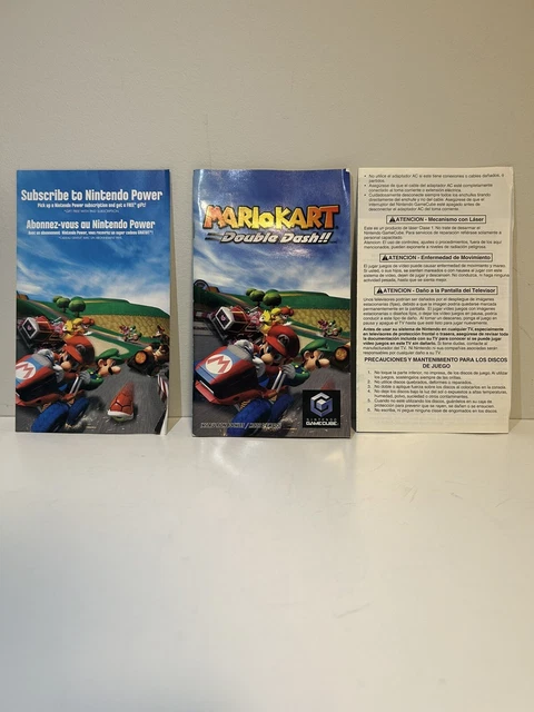 MARIO KART: DOUBLE Dash (GameCube, 2003) Disc Complete CIB Works $95.00 ...