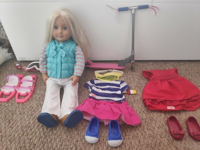OUR GENERATION GINGER doll with Ski and Scoot Outfits - ideal for ...