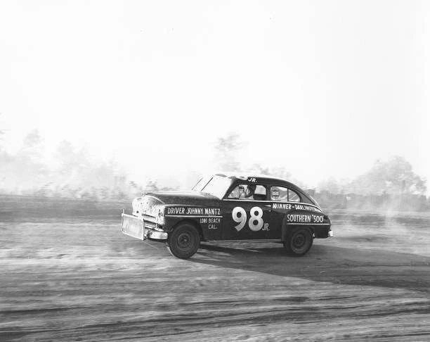 LEON SALES NASCAR North Wilkesboro 1950 Old Motor Racing Photo $8.50 ...