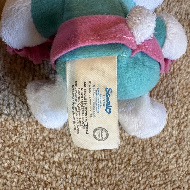 RARE BLUE SANRIO Hello Kitty Cheerleader Soft Toy Plush 2010 small £10. ...