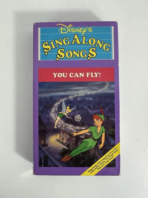 DISNEY'S SING ALONG Songs - Peter Pan: You Can Fly (VHS, 1993) £9.03 ...