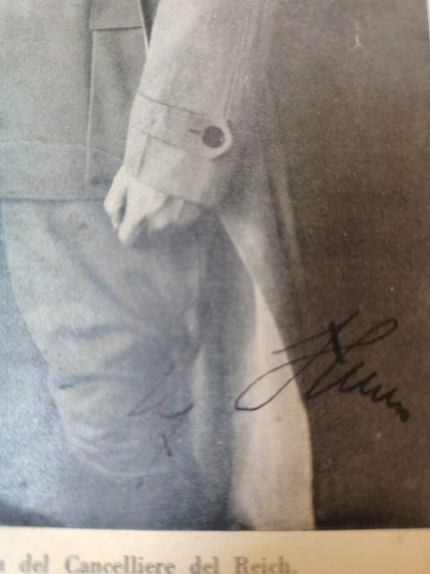 ADOLF HITLER SIGNED (LEGGERE ATTENTAMENTE L'ANNUNCIO) EUR 1.400,00 ...