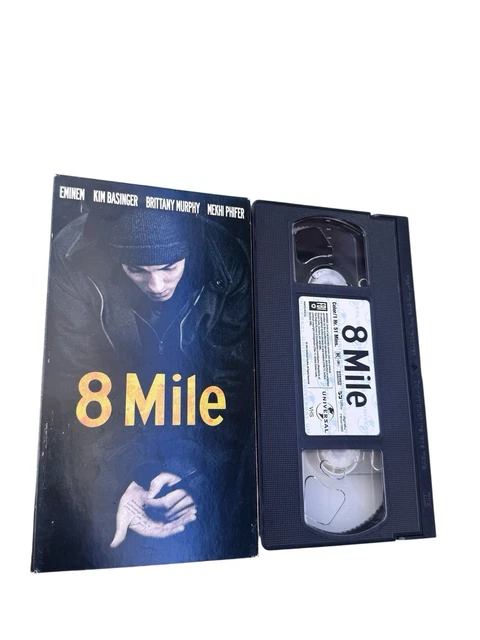 8 MILE (VHS, 2003) Eminem- Brittany Murphy- Kim Basinger- Mekhi Phifer ...