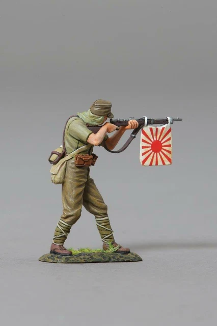 THOMAS GUNN WW2 Pacific Rs062 Japanese Rifleman Standing Firing Mib $97 ...