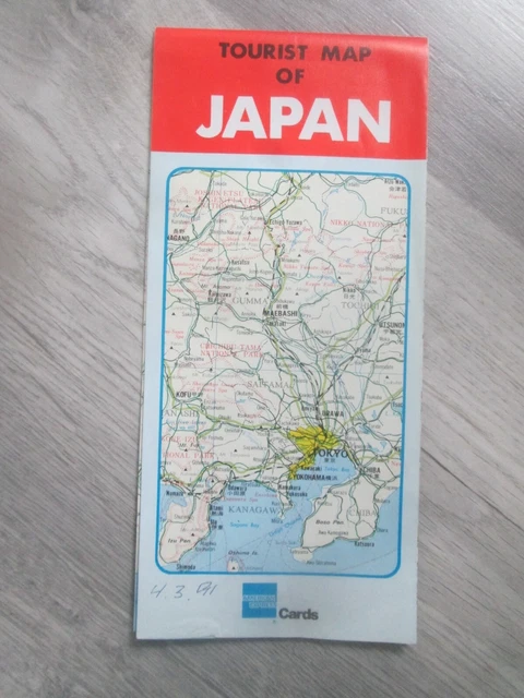&TOURIST MAP OF JAPAN" von 1990 EUR 1,00 - PicClick DE