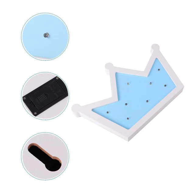 BED SIDE LAMPS for Bedroom Wall Decorative Crown Shape Night Light £28. ...