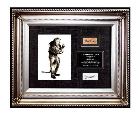 WIZARD OF OZ costume hair LION Bert Lahr Movie Prop COWARDLY lock ...