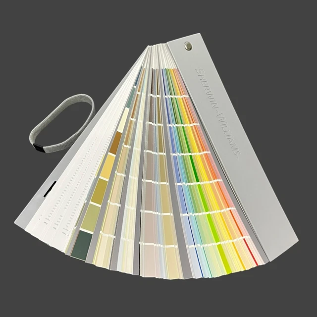 SHERWIN WILLIAMS PAINT Color Snap Fan Deck Complete 2018 Interior ...