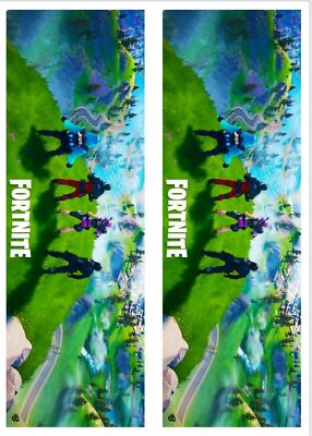 FORTNITE EDIBLE CAKE Topper/Border/Wrap. Wafer Card/Icing Sheet £4.45 ...