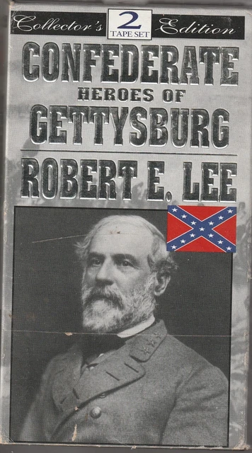 CONFEDERATE HEROES OF Gettysburg: Robert E. Lee VHS, 1993 2 TAPE BOX ...