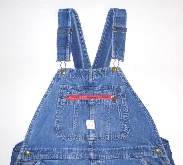 POINTER BRAND MENS Vintage Dungarees 38"W x 32"L XL Work Overalls Blue USA Denim £34.99 ...