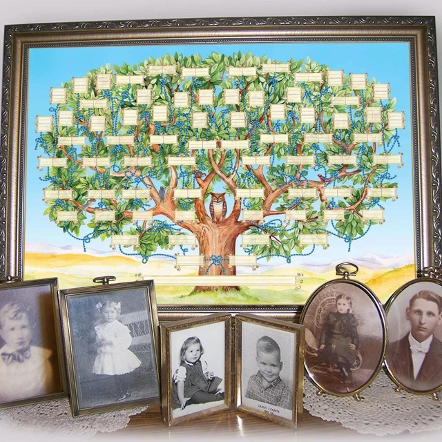 FAMILY TREE CHART,FILL In Family Tree Diagram Fillable Ancestry Chart ...