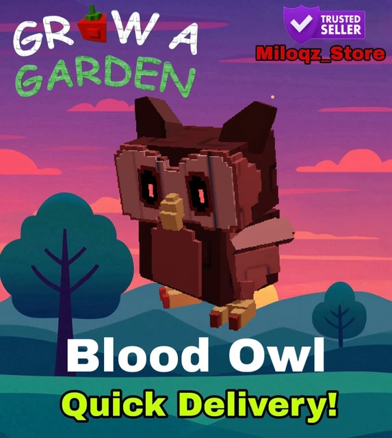BLOOD OWL| GROW A Garden 🪴 | Instant Delivery 🚚 | Cheap💸 EUR 3,99 ...