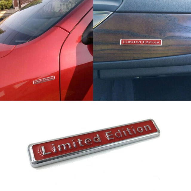 3D METAL CAR Sticker LIMITED EDITION Logo Emblem Badge Decal Car ...