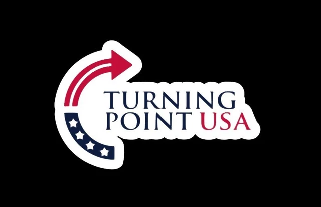TURNING POINT USA Sticker Charlie Kirk Conservative Die Cut Laminated ...