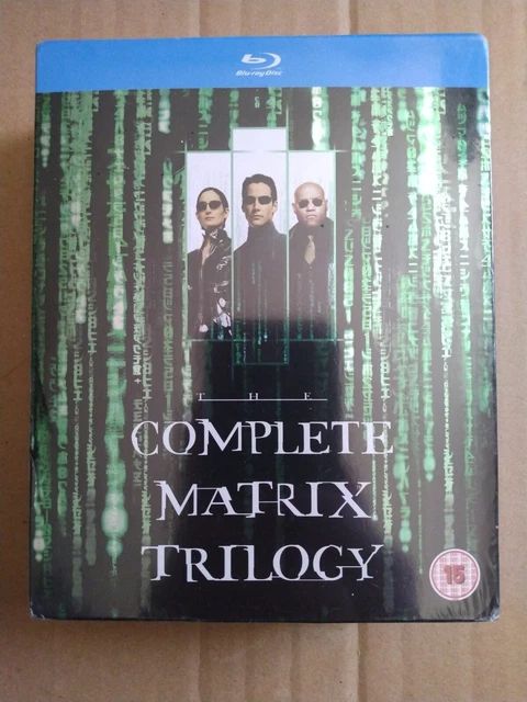 COMPLETE MATRIX TRILOGY Blu-Ray SEALED Box Set Reloaded Revolutions ...