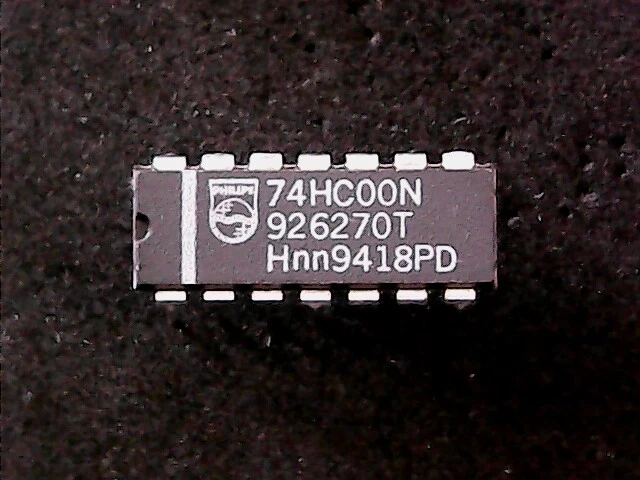 74HC00N - PHILIPS Quad 2-Input NAND Gate 74HC00 (DIP-14) GENUINE $2.00 ...