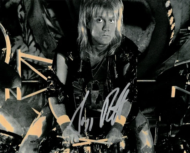 GFA DAVID LEE Roth's Batteur Gregg Bissonette Signé 8x10 Photo Preuve ...