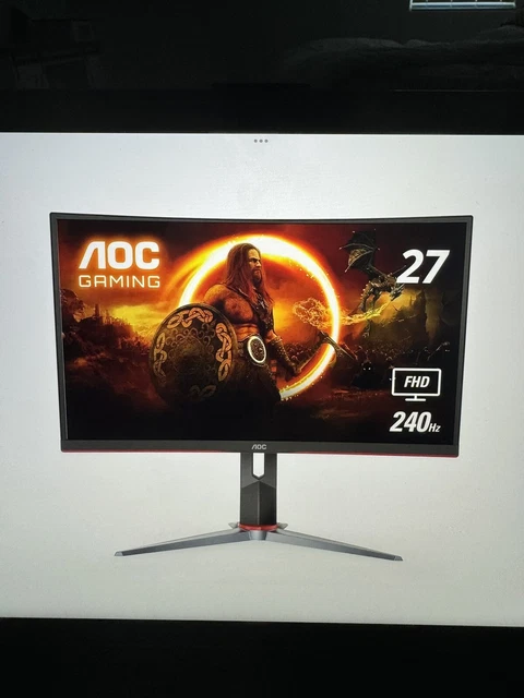 AOC C27G2Z 27'' Curved Frameless Ultra-Fast Gaming Monitor Black brand ...