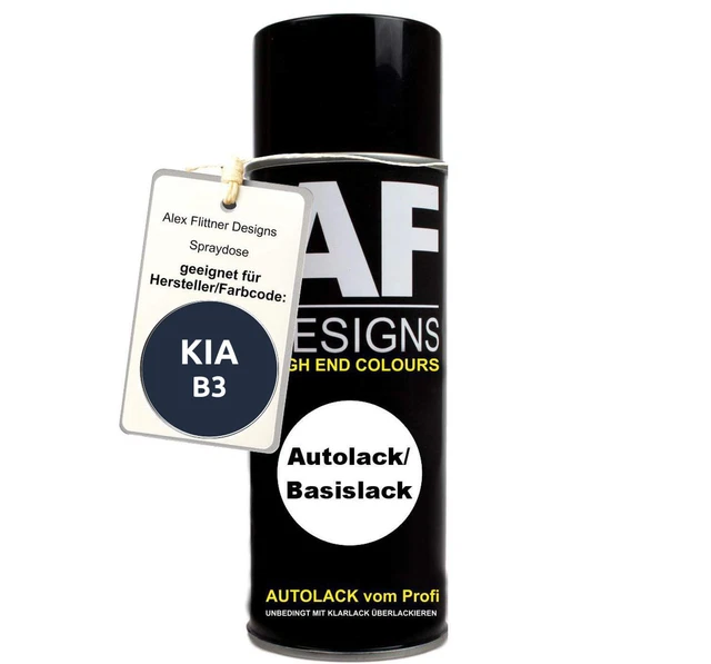 POUR KIA B3 Mica Bleu Pearl Pulvérisation Basislack Aérosol 400ml EUR ...