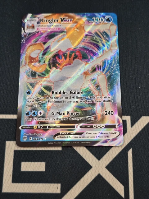 POKÉMON TCG KINGLER VMAX 029/172 Brilliant Stars Holo Ultra Rare NM-M $4.00 - PicClick AU
