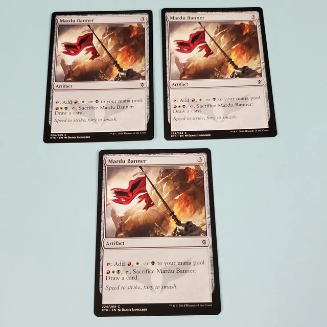 3 X BANNIÈRE Mardu - Khans de Tarkir - MTG Magic the Gathering EUR 1,10 ...