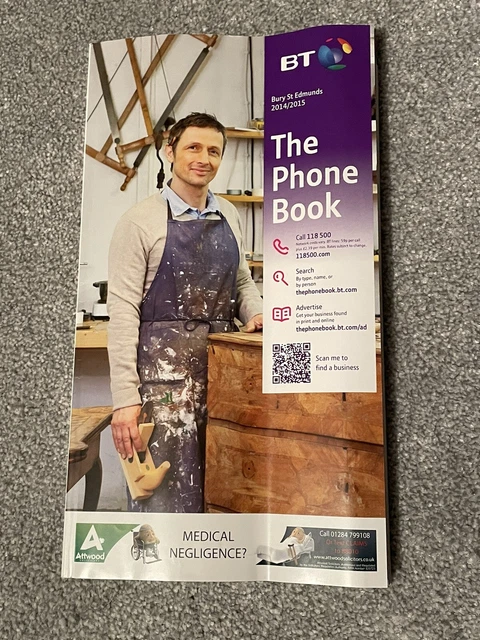 BT PHONE BOOK. Bury St.Edmunds 2014/2015. NEW £1.75 - PicClick UK