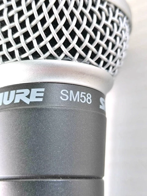 SHURE SM58 DYNAMIC Microphone Vocal Model Without Switch EUR 270,60 ...