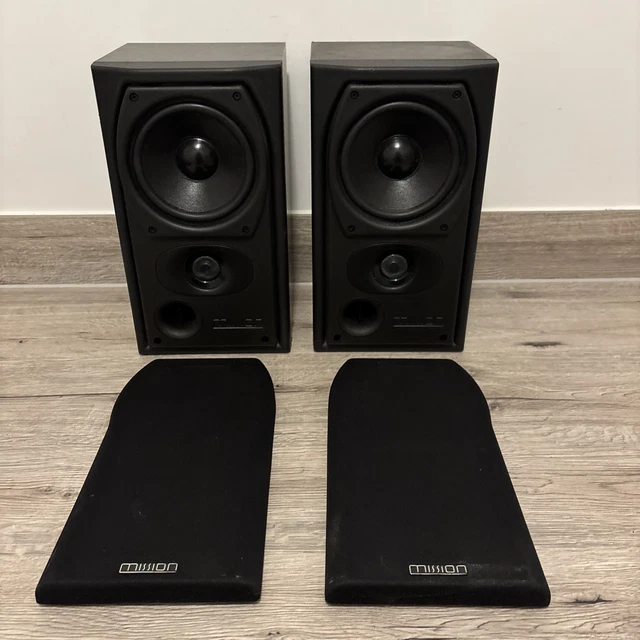 MISSION 731 BOOKSHELF Speakers Hi-Fi Stereo Loudspeakers Amazing Sound ...