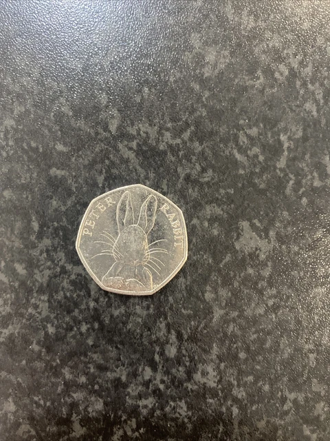 VERY RARE 50P coins Half Whisker Peter Rabbit £637.08 - PicClick UK