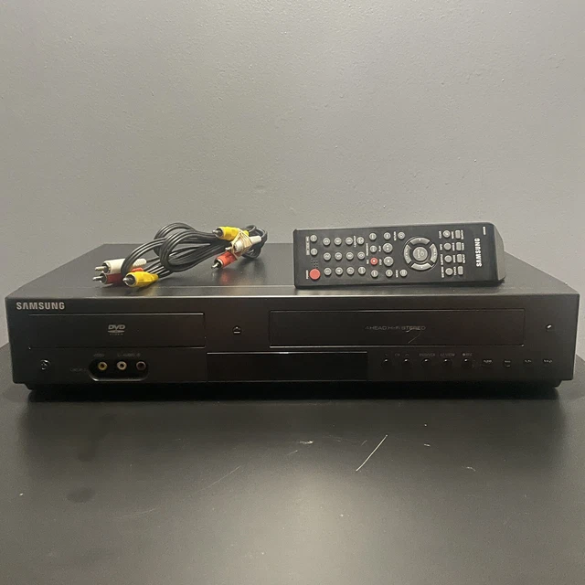 SAMSUNG DVD-V6800 DVD VCR 6 Head VHS Video Player Combo Unit with ...