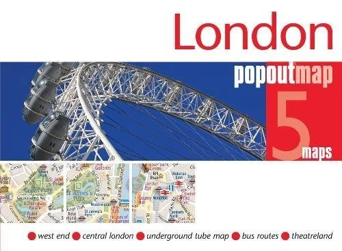 LONDON POPOUT MAP: pop-up city street map of London city centr... by ...