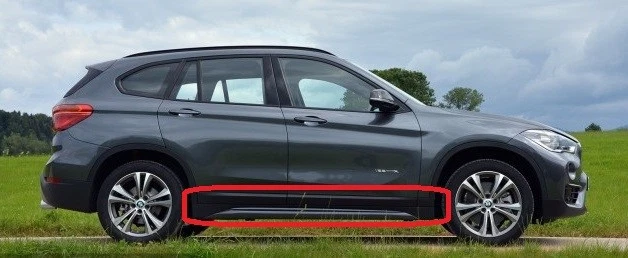 NEW GENUINE BMW x1 F48 M-SPORT Door Moulding Side Skirt Trim Set Pair L ...