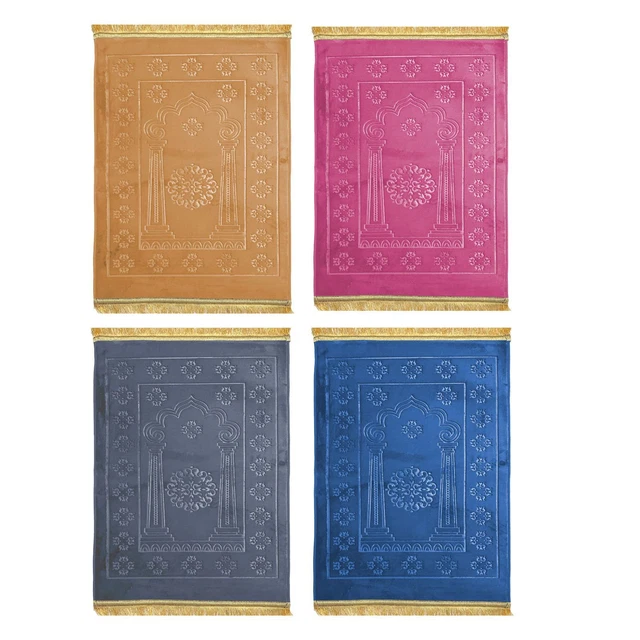 TAPIS DE CULTE, tapis de prière islamique, portable, doux, lavable ...