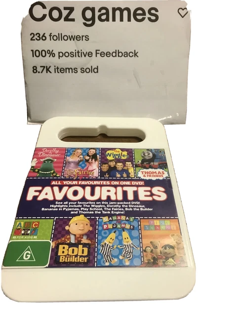 ABC FOR KIDS Favourites Dvd Rare Australian Kids Compilation Wiggles ...