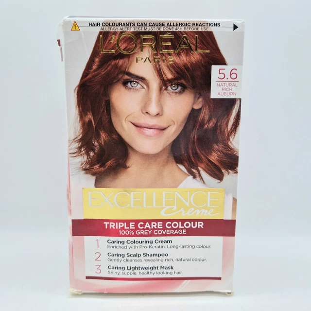 Loreal Paris Excellence Creme Permanent Hair Dye Kit 5 6 Imperfect