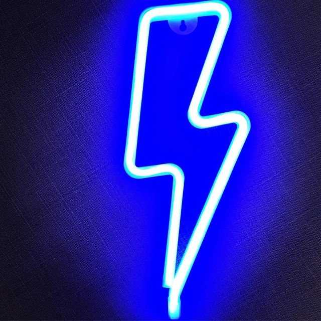 BLUE CLOUD LED Neon Sign - Wall Decor, USB or Battery Powered, Kid’s ...