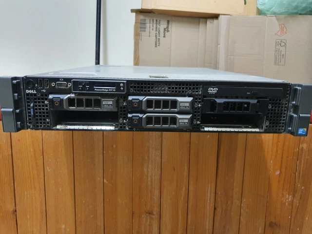 DELL POWEREDGE R710 152 GB RAM, 2xE5520@2.27GHz, 1x146GB 2x600GB, Rails ...