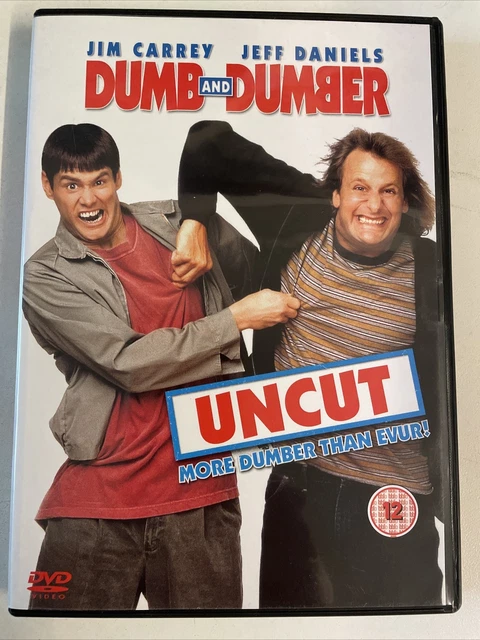 DUMB AND DUMBER DVD Uncut Jim Carrey VGC FAST DISPATCH FREE POST CHEAP ...