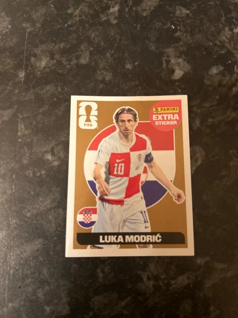 PANINI WORLD CUP 2026 Extra Sticker Luca Modric Bronze Rare Mint Unused ...